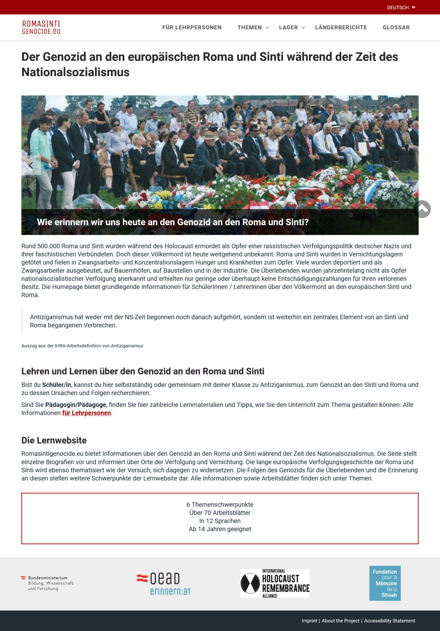 The Encyclopaedia of the Nazi Genocide of the Sinti and Roma in Europe